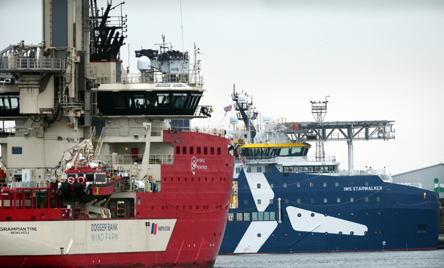 Service operation vessels ‘IWS Starwalker’ and ‘Grampian Tyne’ at PD ...